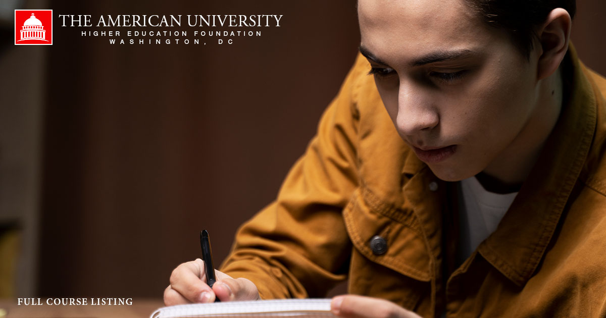 FULL COURSE LISTING - The American University | Washington D.C